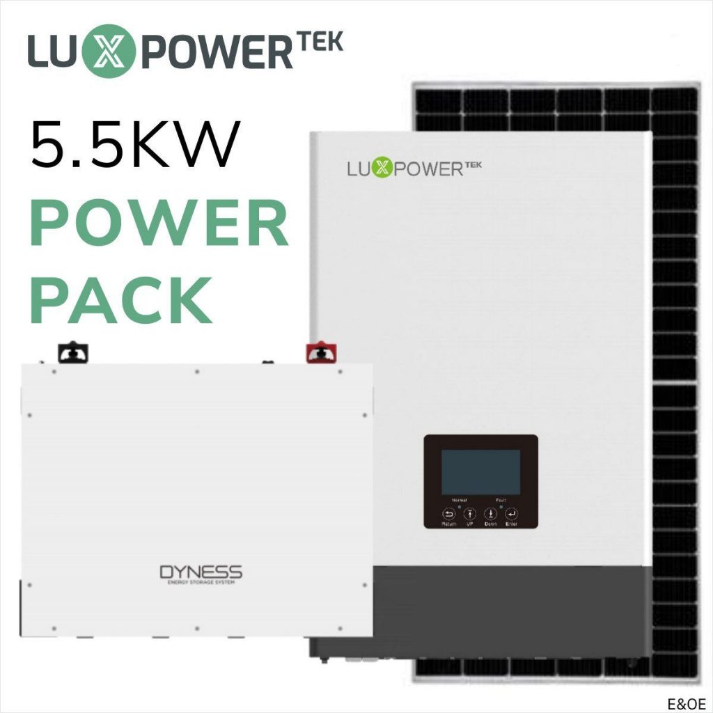5.5KW Hybrid Inverter Power Pack - Average Power